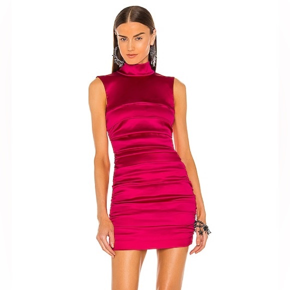 REVOLVE | Dresses | Pink High Neck Mini Dress | Poshmark